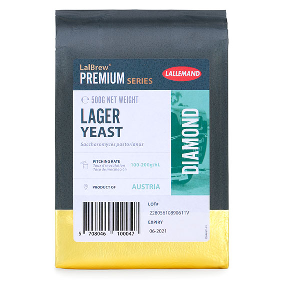 LalBrew® Diamond Lager gist 500 g - Selected Brewing Ingredients